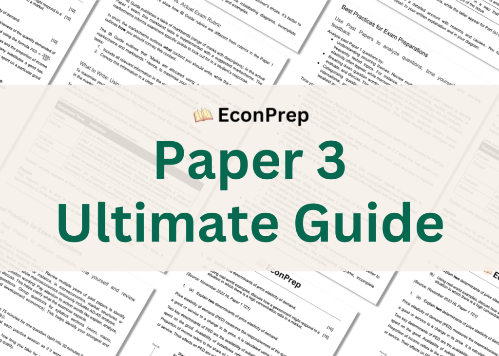 IB Economics Paper 2: Ultimate Guide (2025 IB Exams) - EconPrep