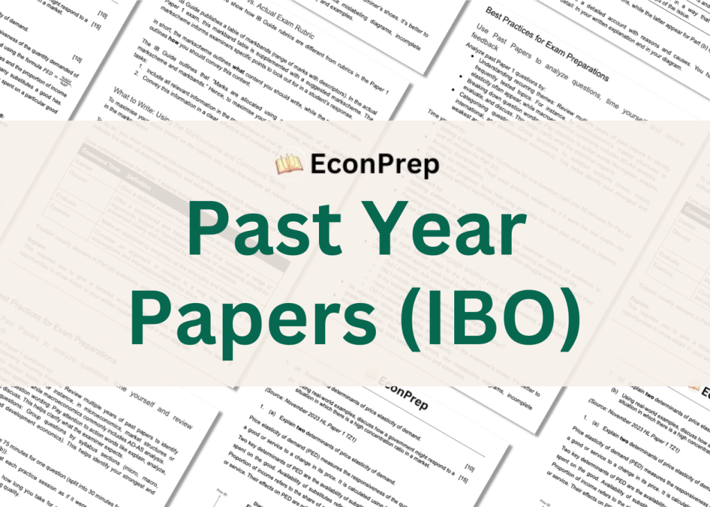 IB Economics Past Year Papers - EconPrep